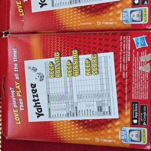 Hasbro | Games | Hasbro Yahtzee Score Cards Pack Red And Orange 4 Packs ...